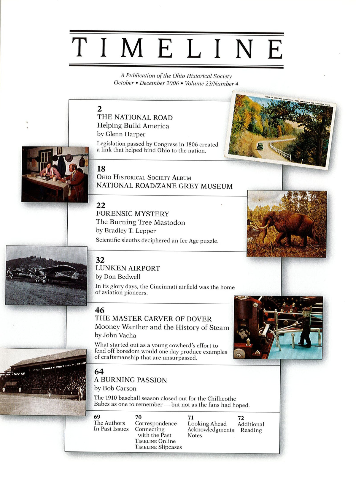 2006 Oct/Dec Timeline Magazine | Ohio History Store