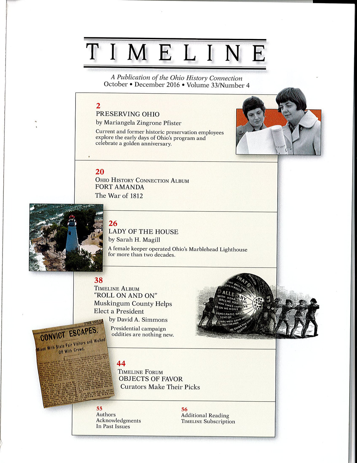 2016 Oct/Dec Timeline Magazine | Ohio History Store