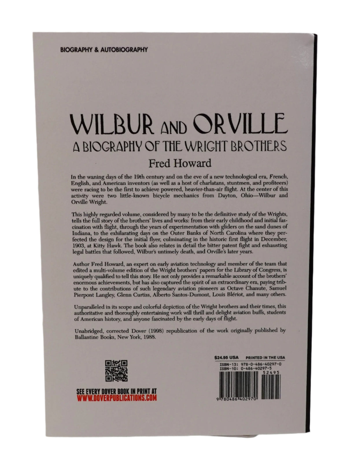 Wilbur & Orville: Biography of Wright Brothers | Ohio History Store