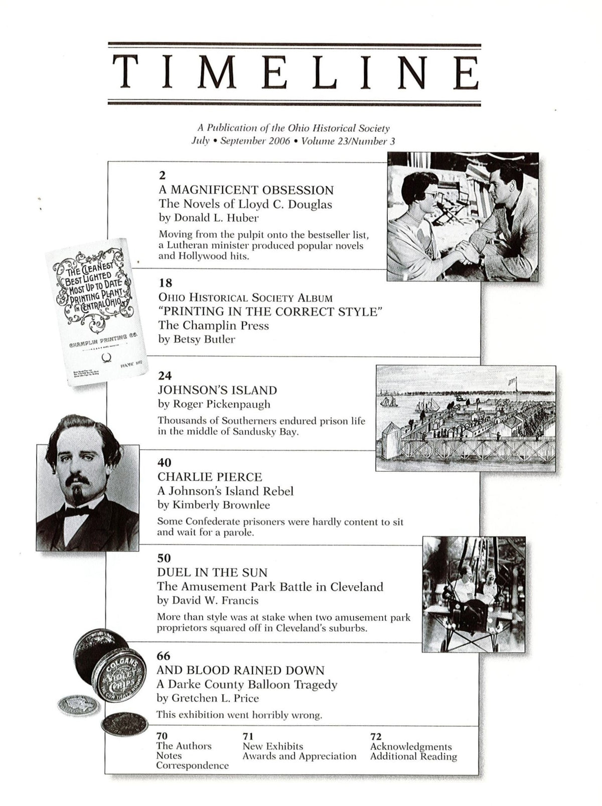 2006 July/Sept Timeline Magazine | Ohio History Store
