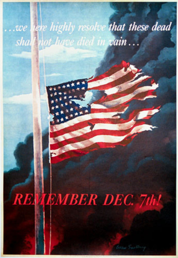 Remember Dec 7th Poster | Ohio History Store