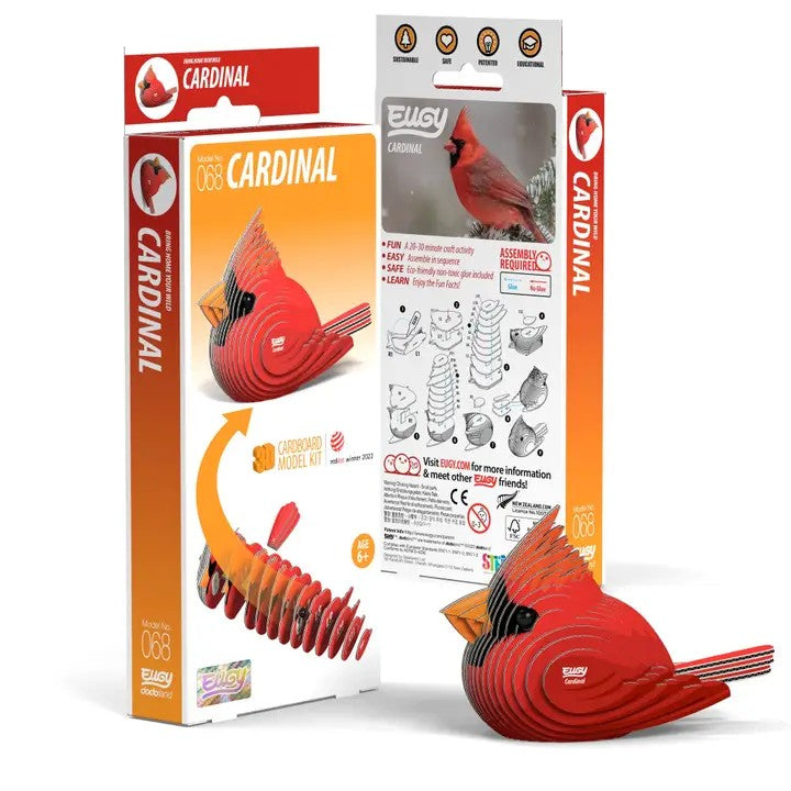 3D Cardinal Puzzle | Ohio History Store