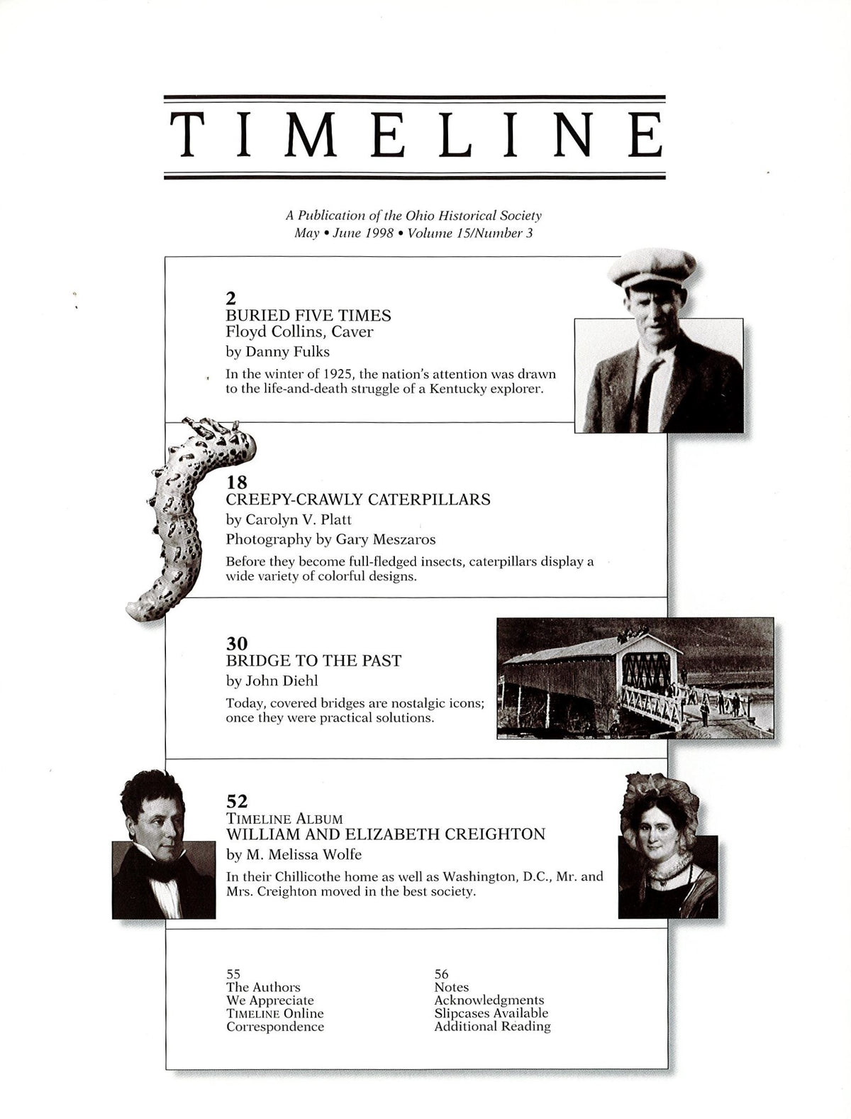 1998 May/June Timeline Magazine | Ohio History Store