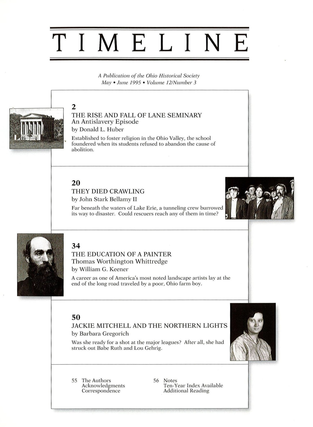 1995 Mar/Apr Timeline Magazine | Ohio History Store