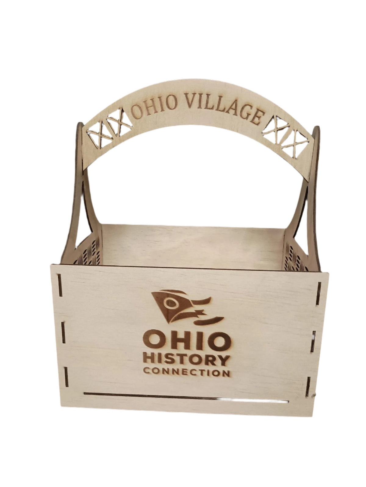 Ohio Village Wood Basket | Ohio History Store