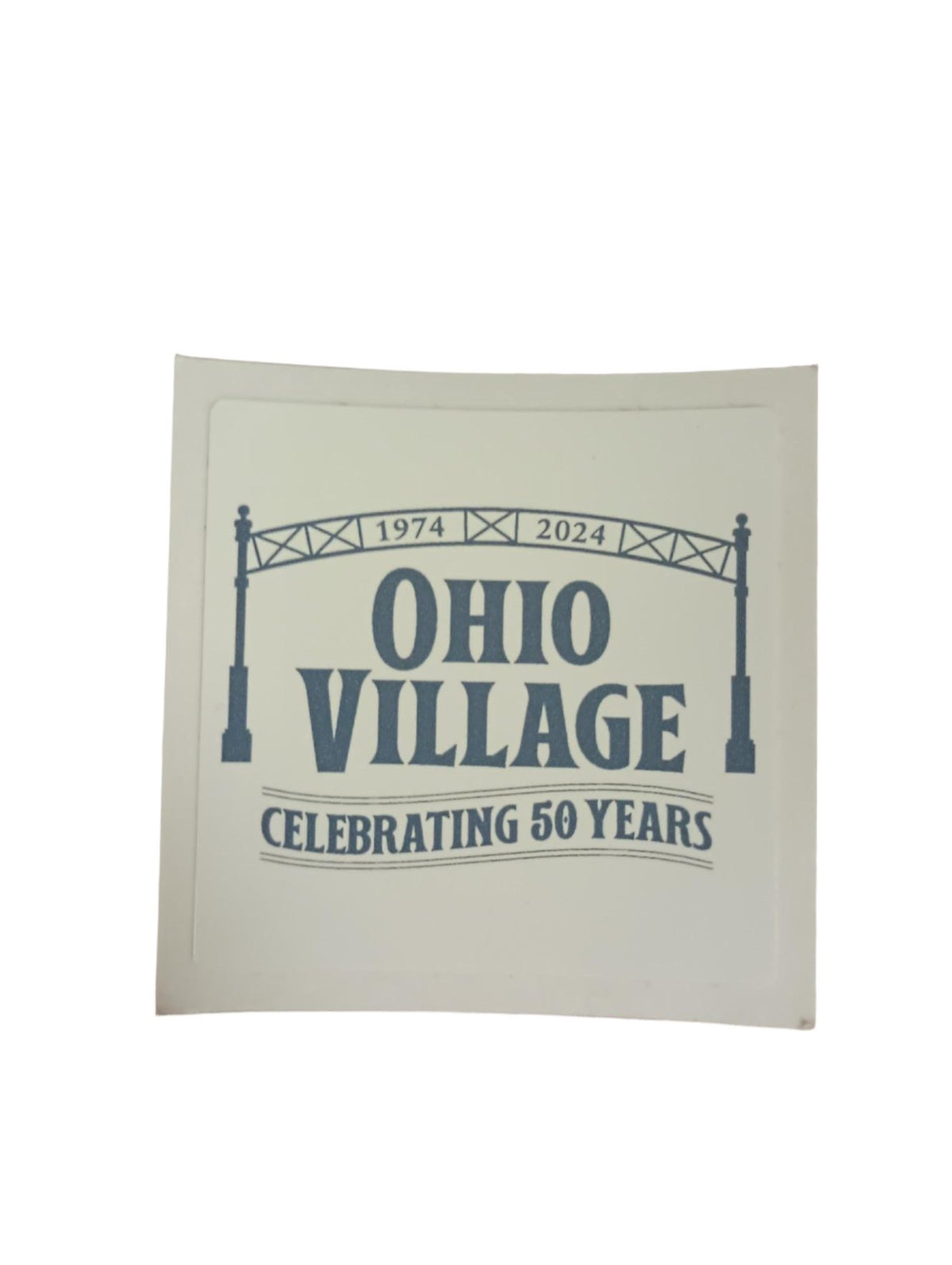Ohio Village 50th 2x2 Square Stickers | Ohio History Store