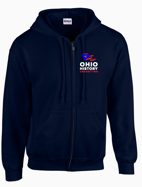 OHC Embroidered Zip-Up | Ohio History Store