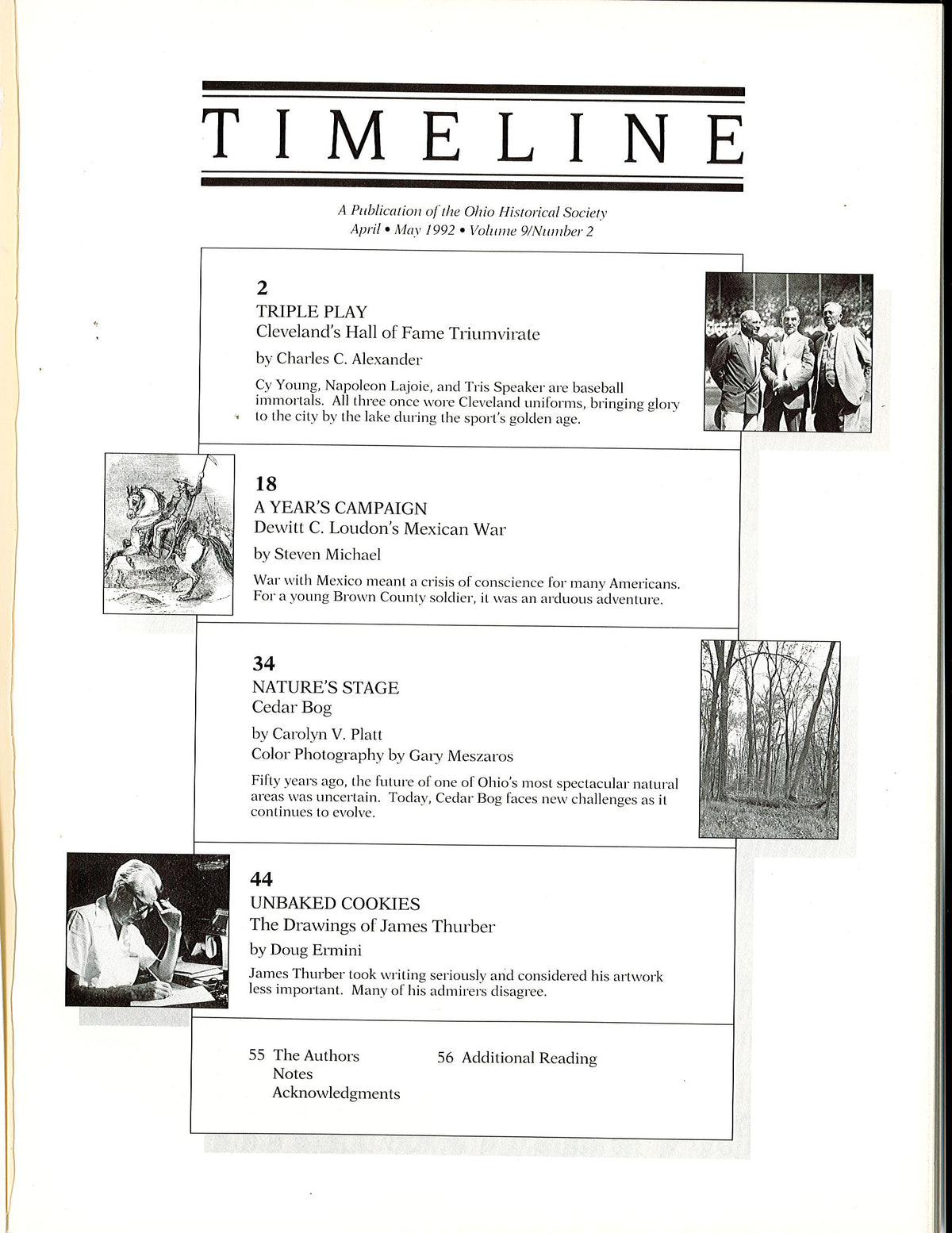 1992 Apr/May Timeline Magazine | Ohio History Store