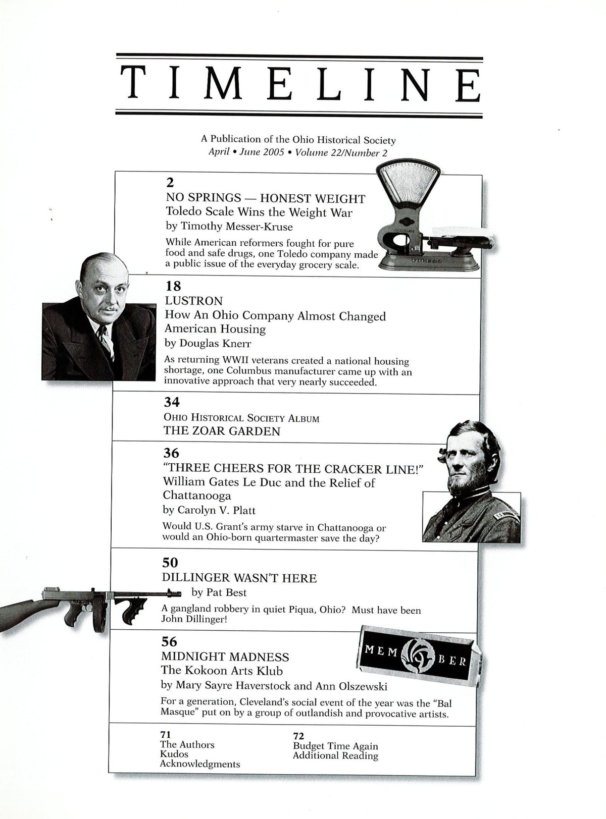 2005 Apr/June Timeline Magazine | Ohio History Store
