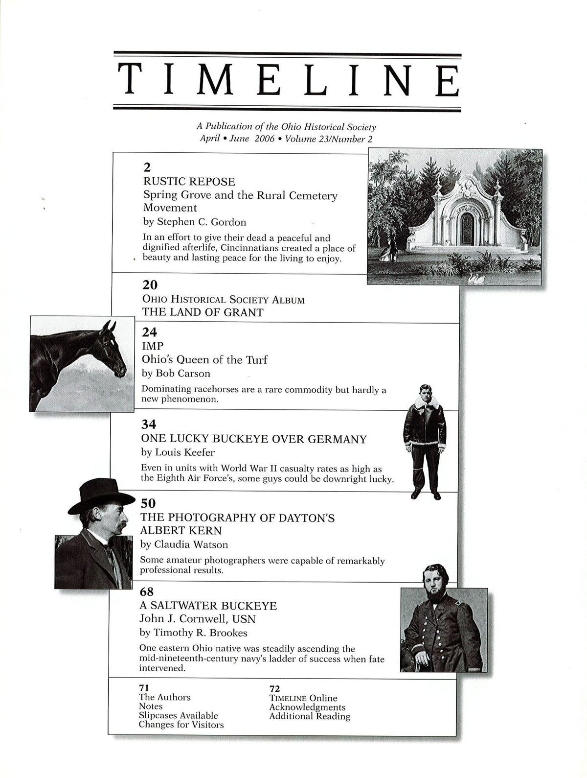 2006 Apr/June Timeline Magazine | Ohio History Store