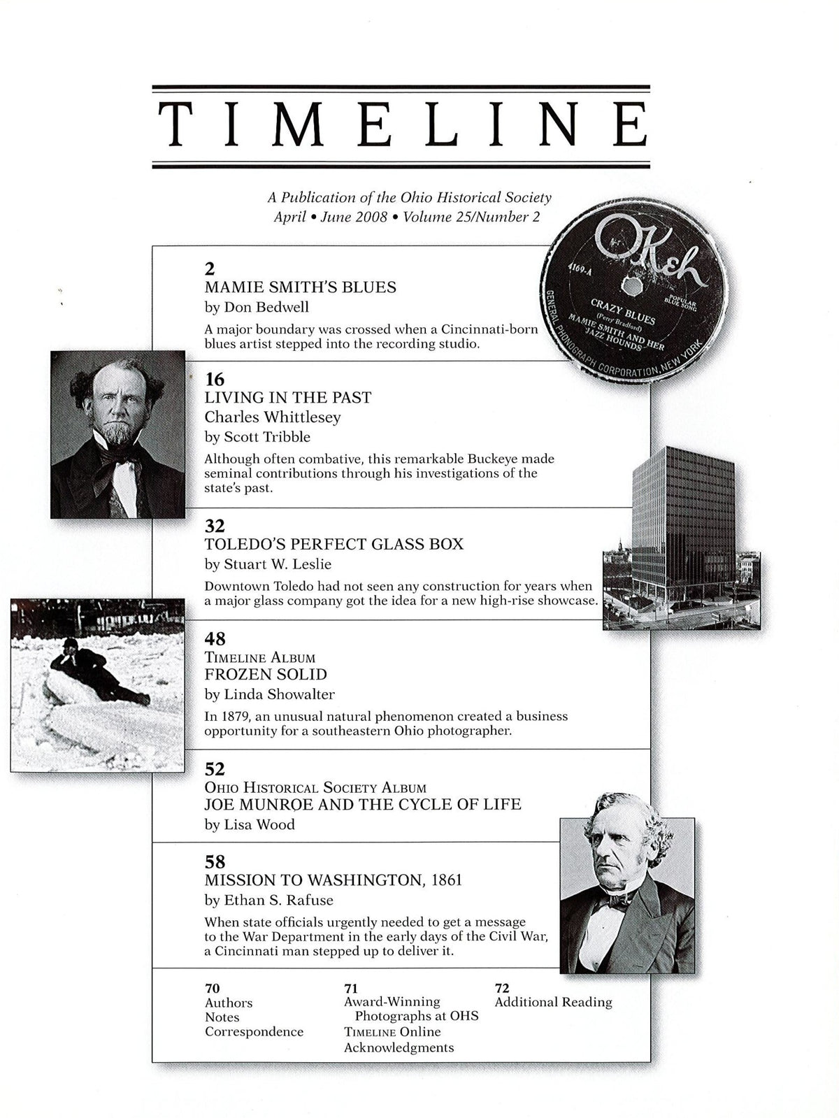 2008 Apr/June Timeline Magazine | Ohio History Store