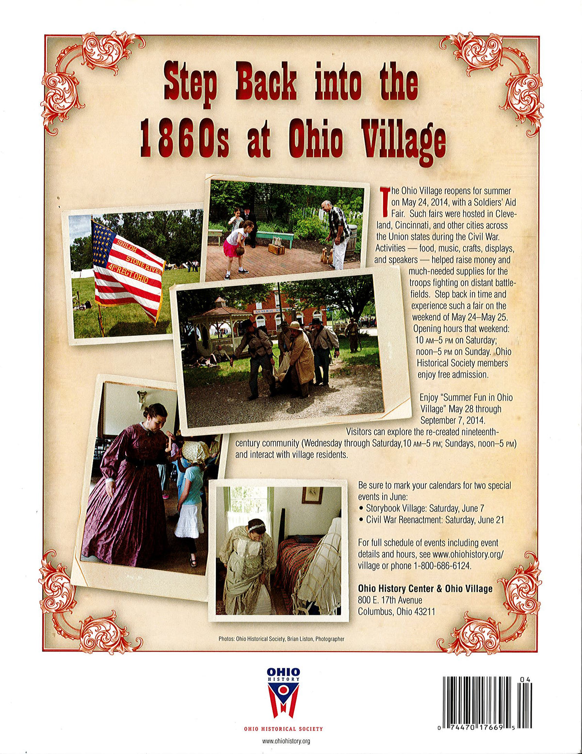 2014 Apr/June Timeline Magazine | Ohio History Store