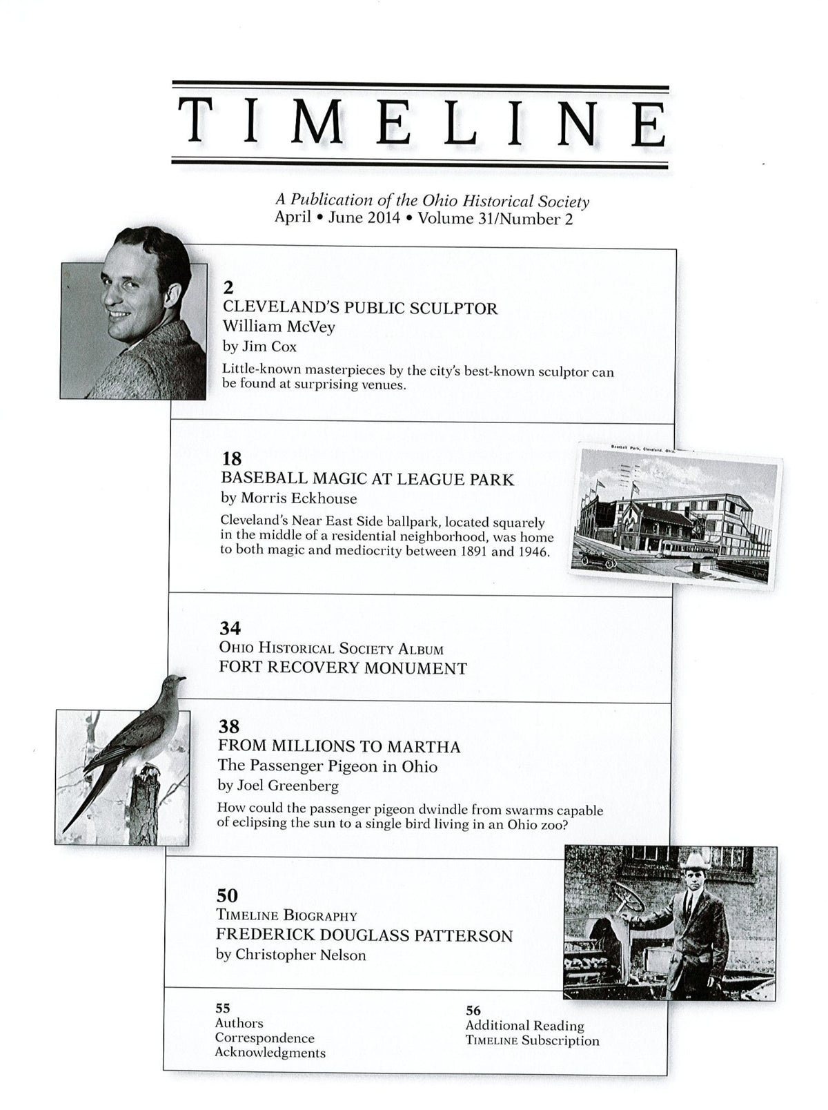 2014 Apr/June Timeline Magazine | Ohio History Store