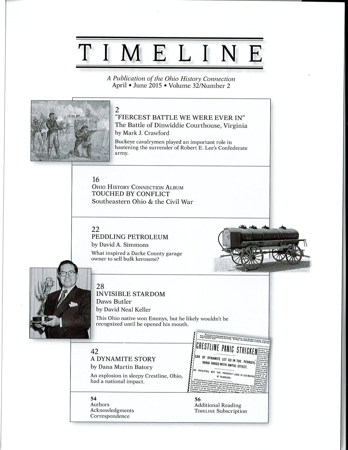 2015 Apr/June Timeline Magazine | Ohio History Store