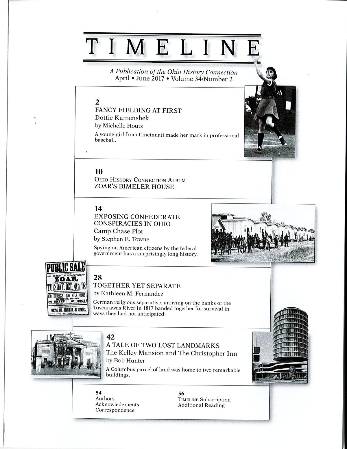 2017 Apr/June Timeline Magazine | Ohio History Store