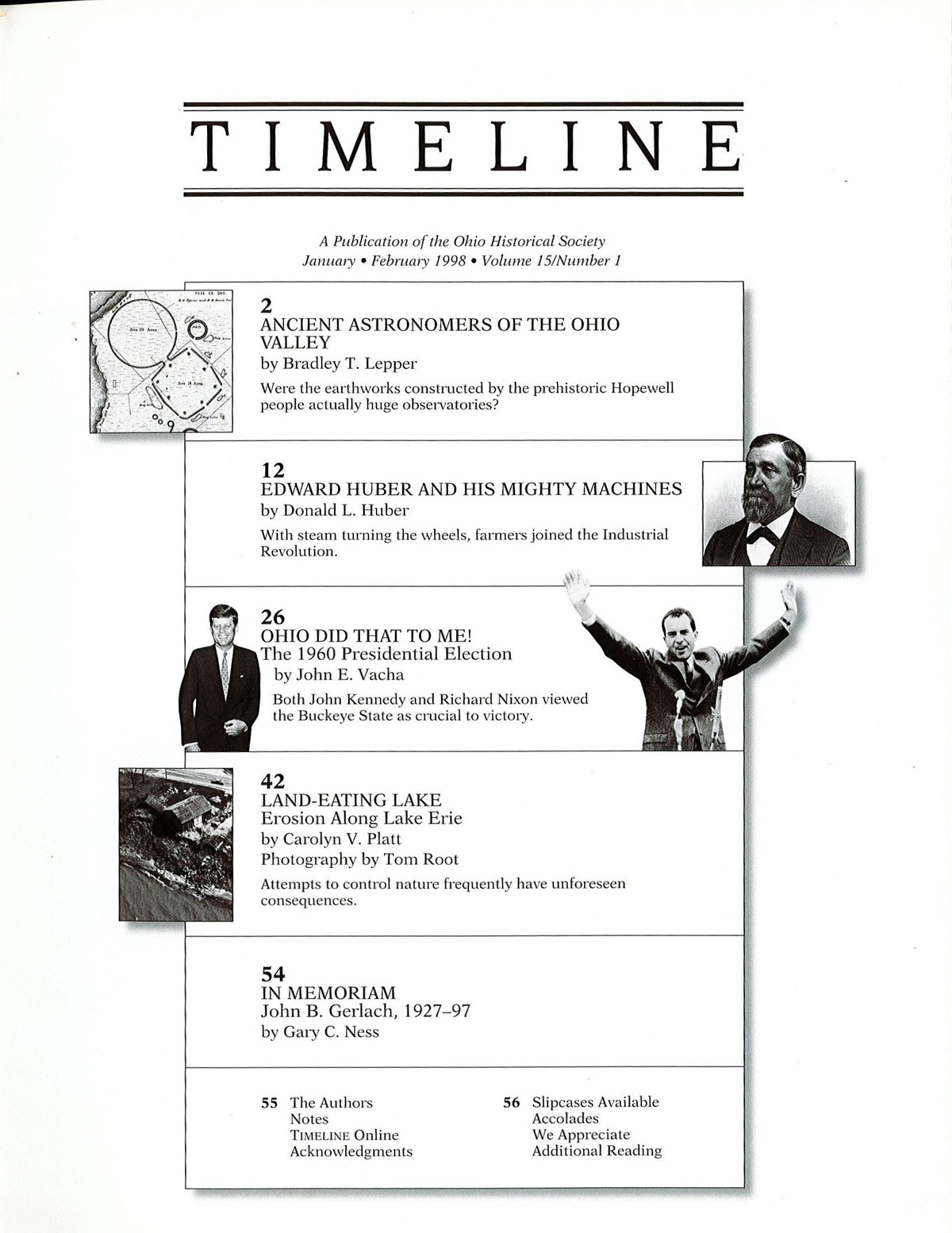 1998 Jan/Feb Timeline Magazine | Ohio History Store