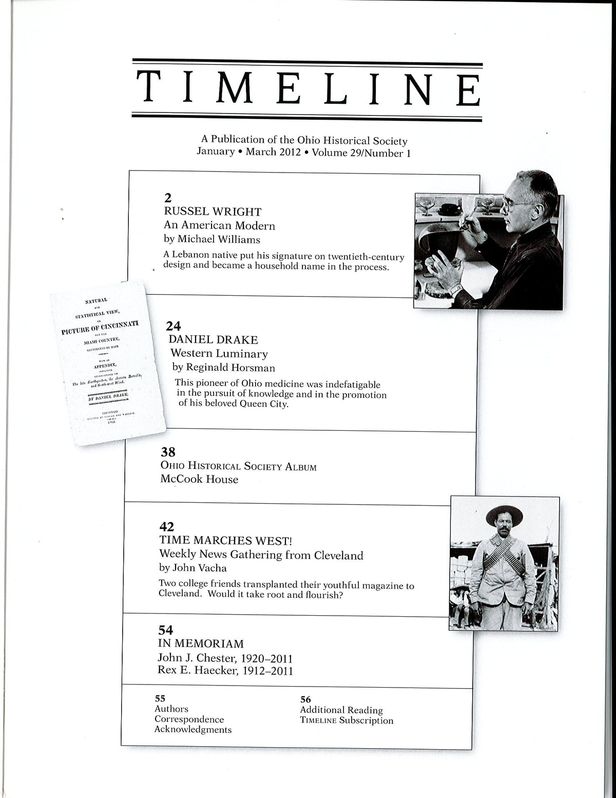 2012 Jan/Feb Timeline Magazine | Ohio History Store