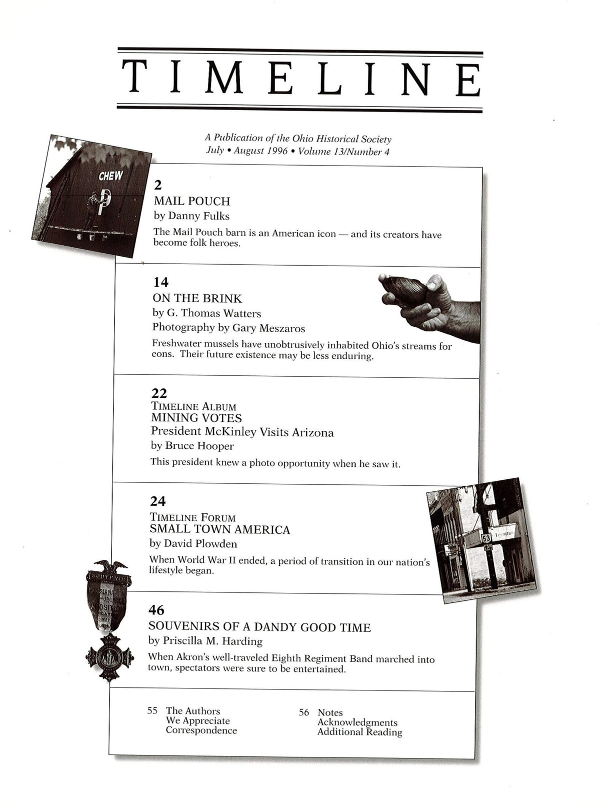 1996 July/Aug Timeline Review | Ohio History Store