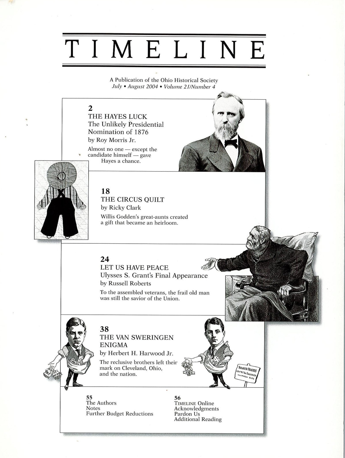 2004 July/Aug Timeline Magazine | Ohio History Store