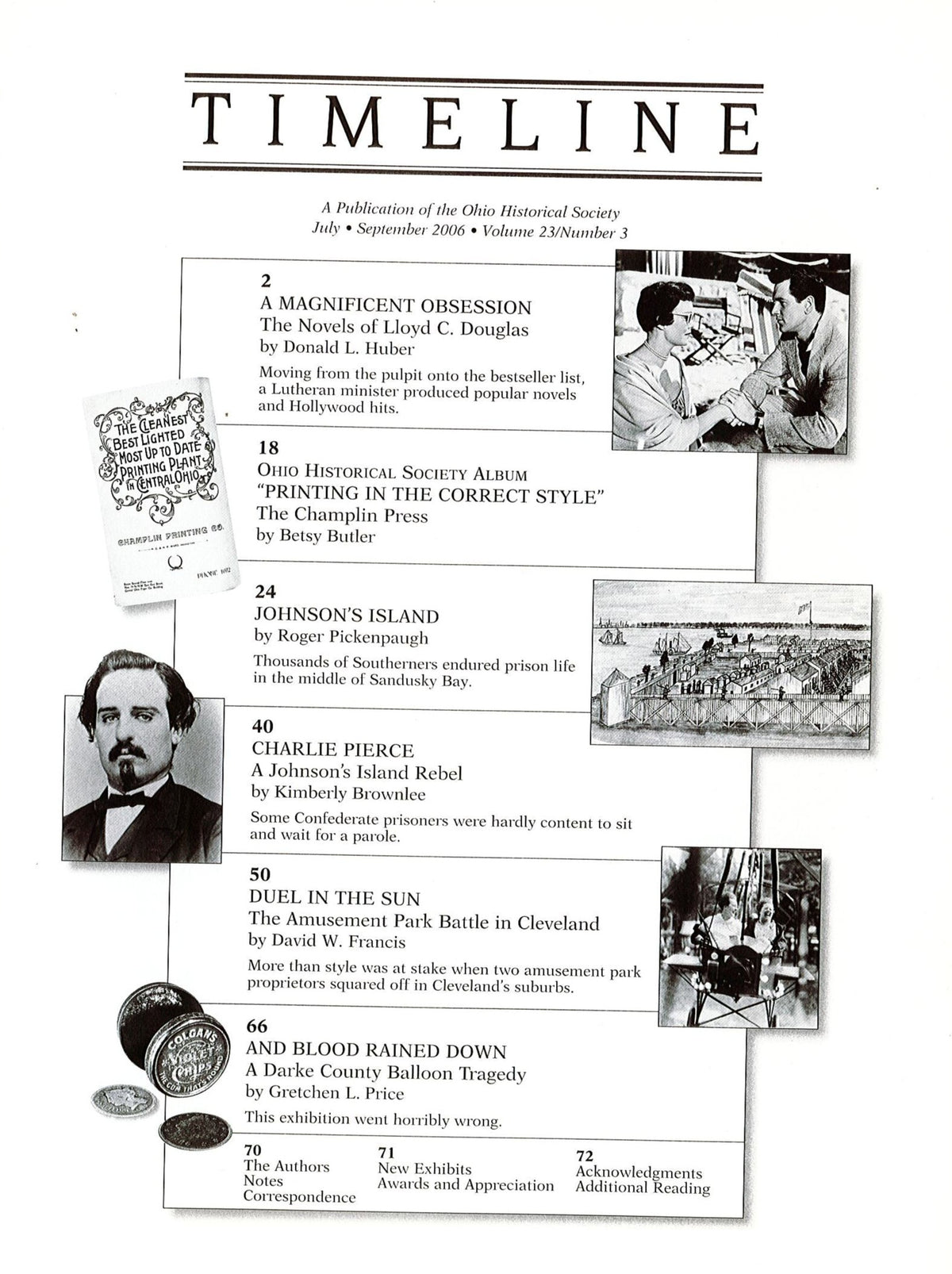 2006 July/Sept Timeline Magazine | Ohio History Store