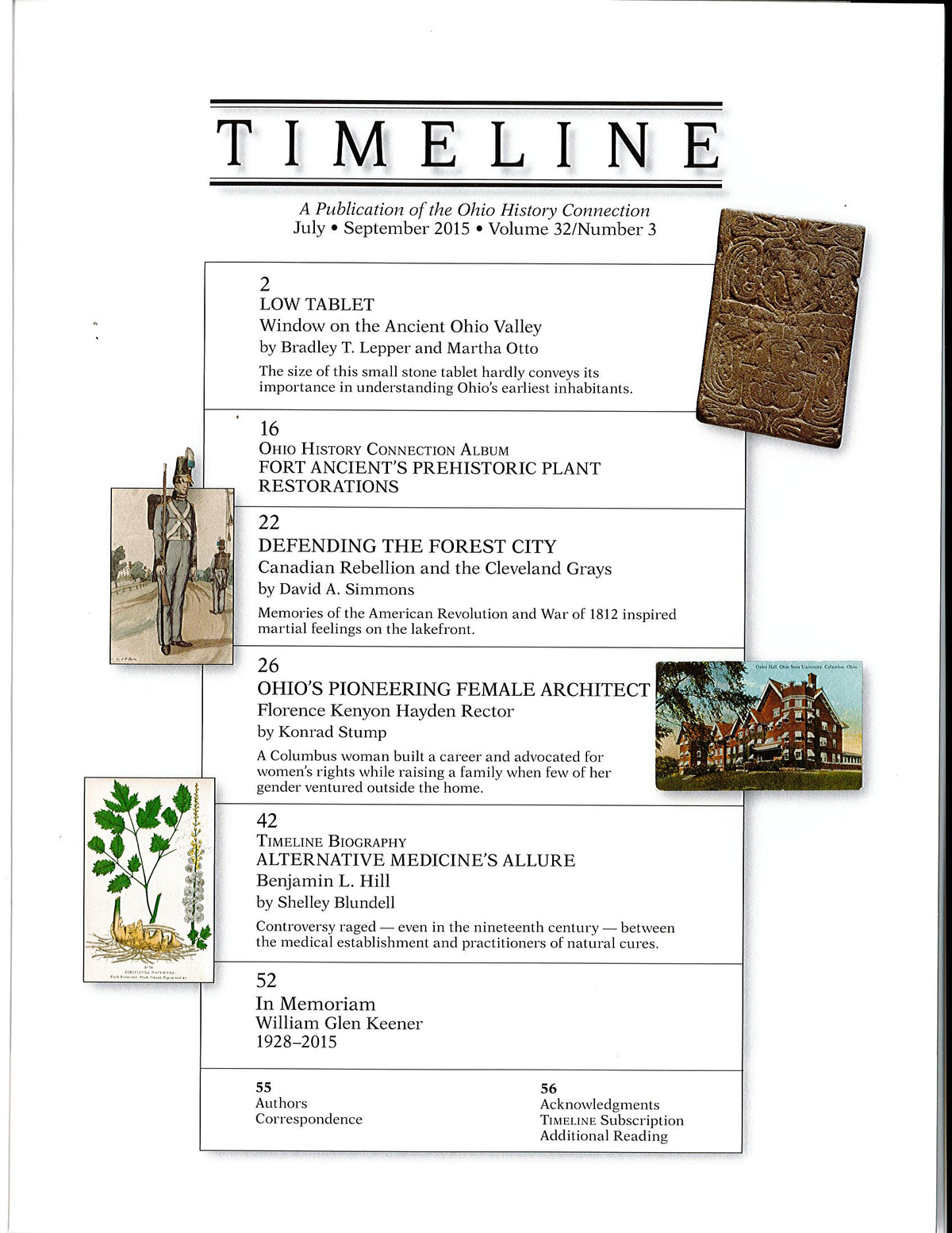2015 July/Sept Timeline Magazine | Ohio History Store