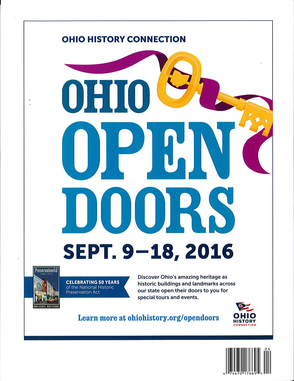 2016 July/Sept Timeline Magazine | Ohio History Store