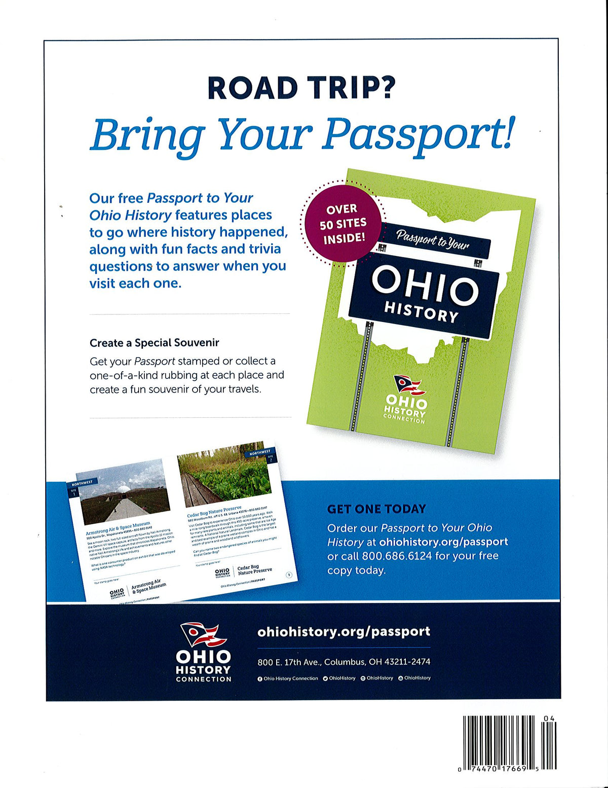 2017 July/Sept Timeline Magazine | Ohio History Store