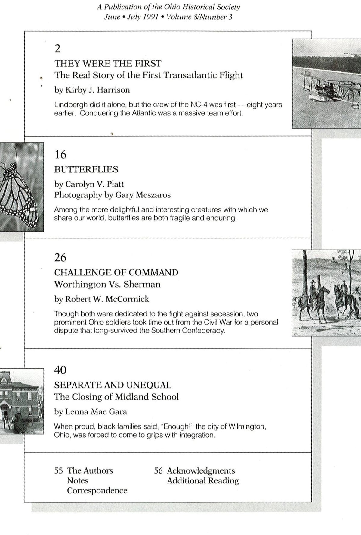 1991 June/July Timeline Magazine | Ohio History Store