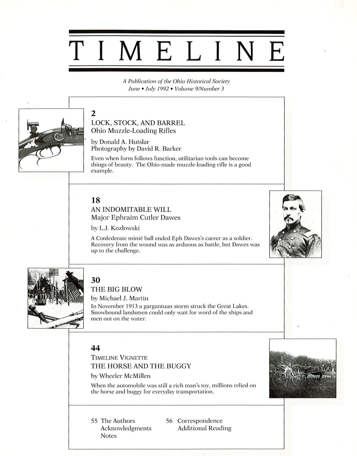 1992 June/July Timeline Magazine | Ohio History Store
