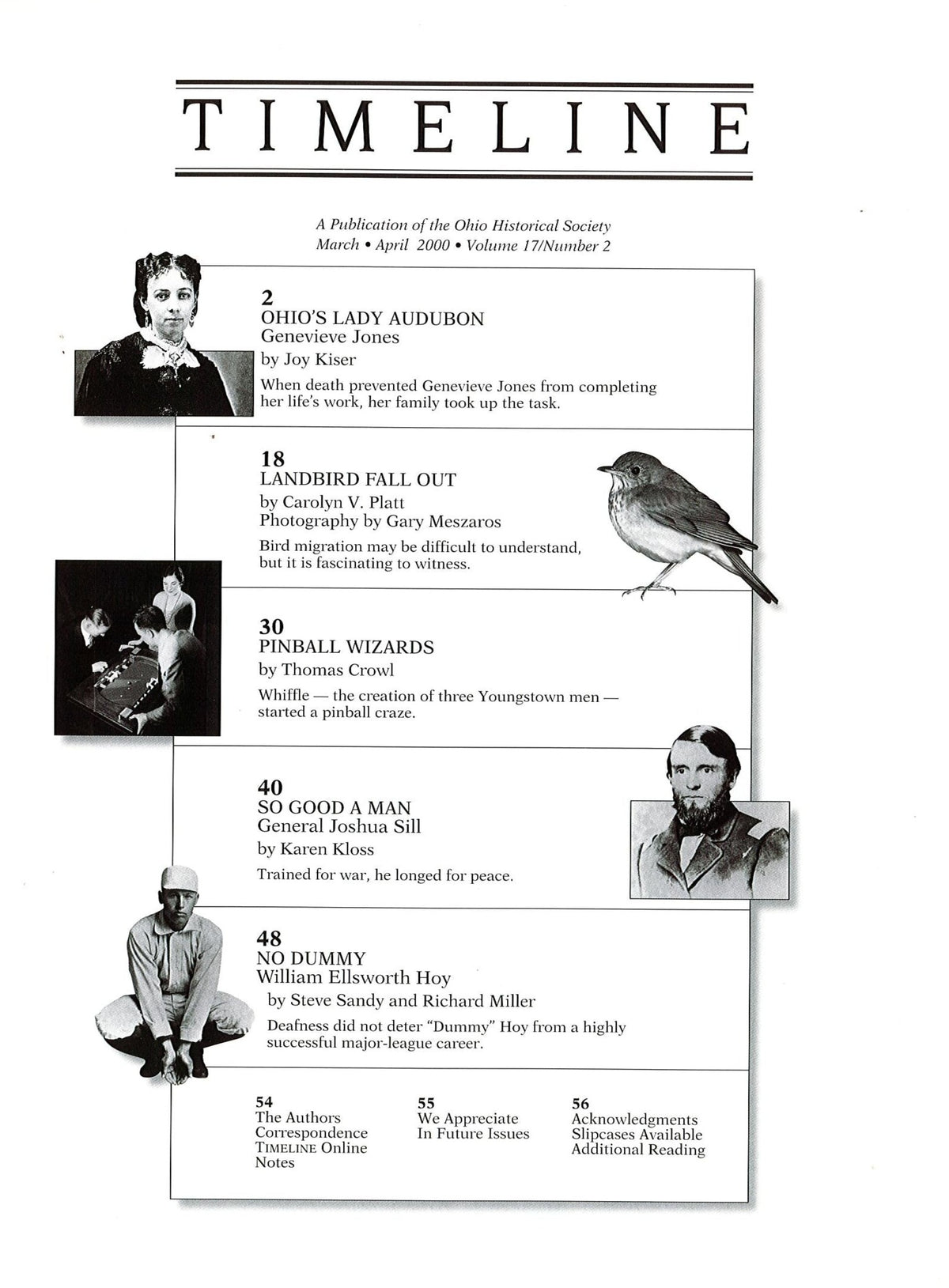 2000 Mar/Apr Timeline Magazine | Ohio History Store