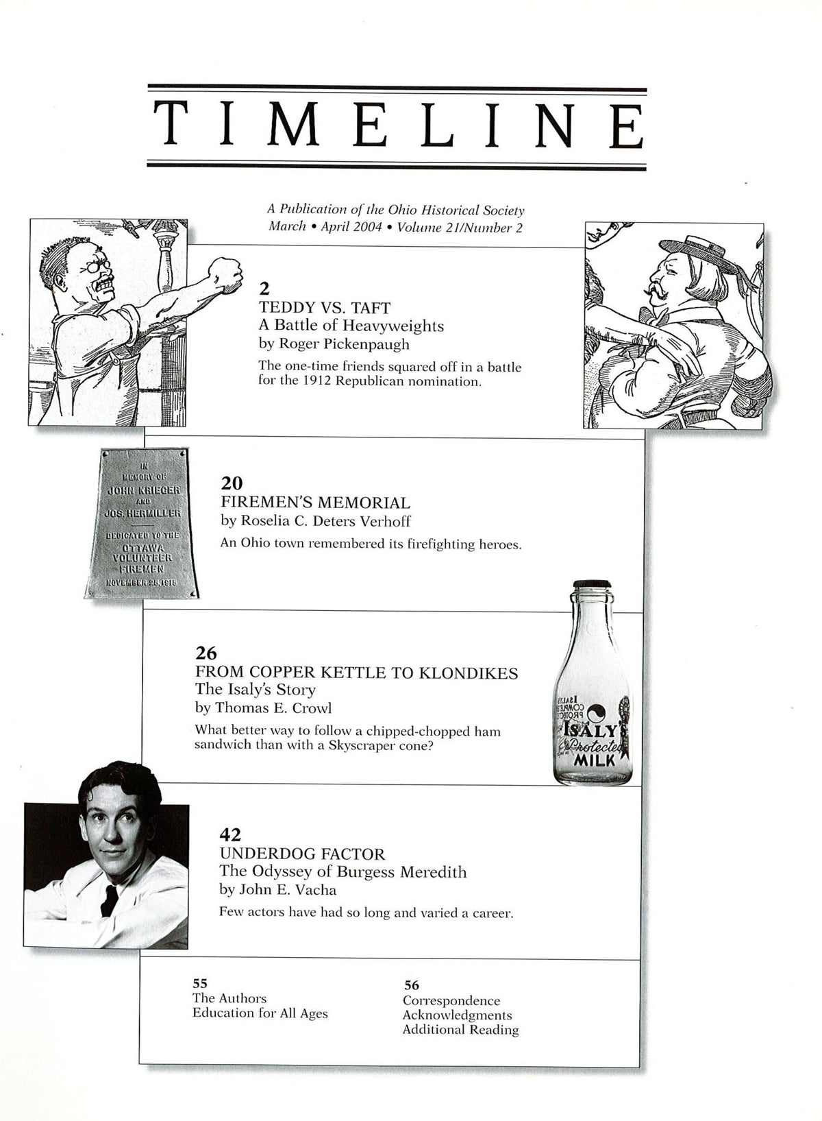 2004 March/Apr Timeline Magazine | Ohio History Store