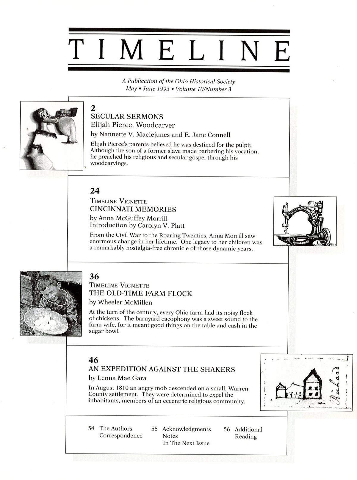 1993 May/June Timeline Magazine | Ohio History Store