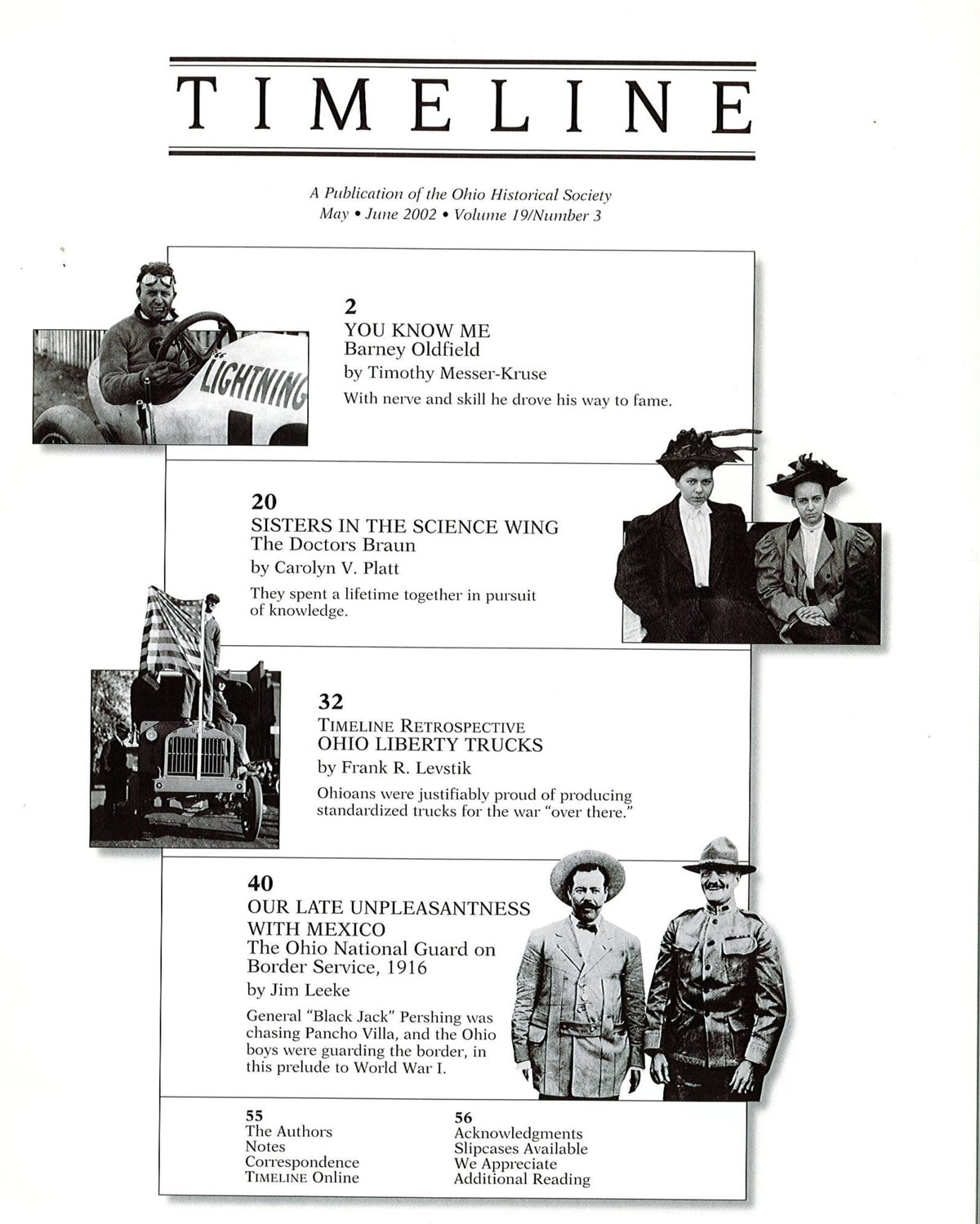2002 May/June Timeline Magazine | Ohio History Store