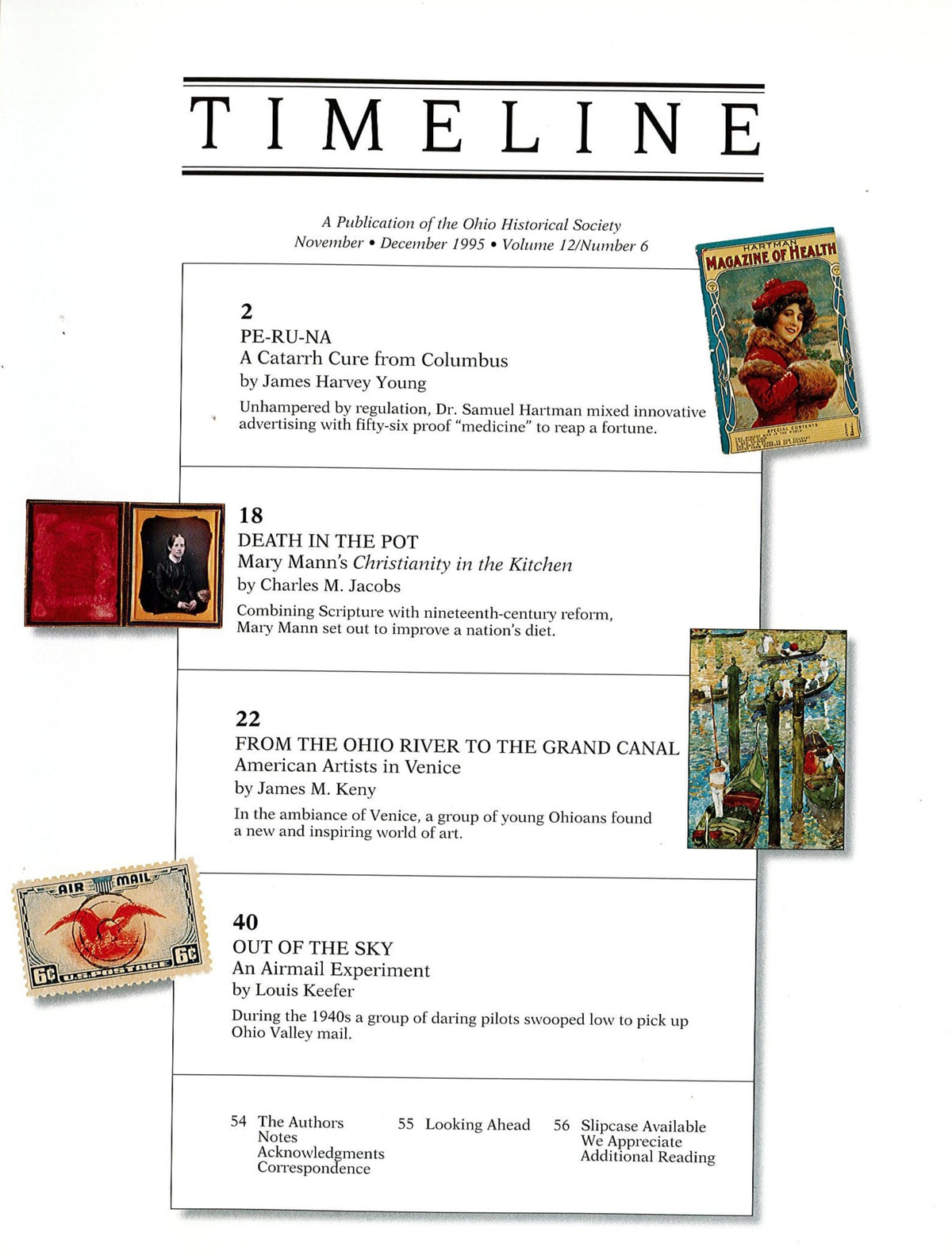 1995 Nov/Dec Timeline Magazine | Ohio History Store