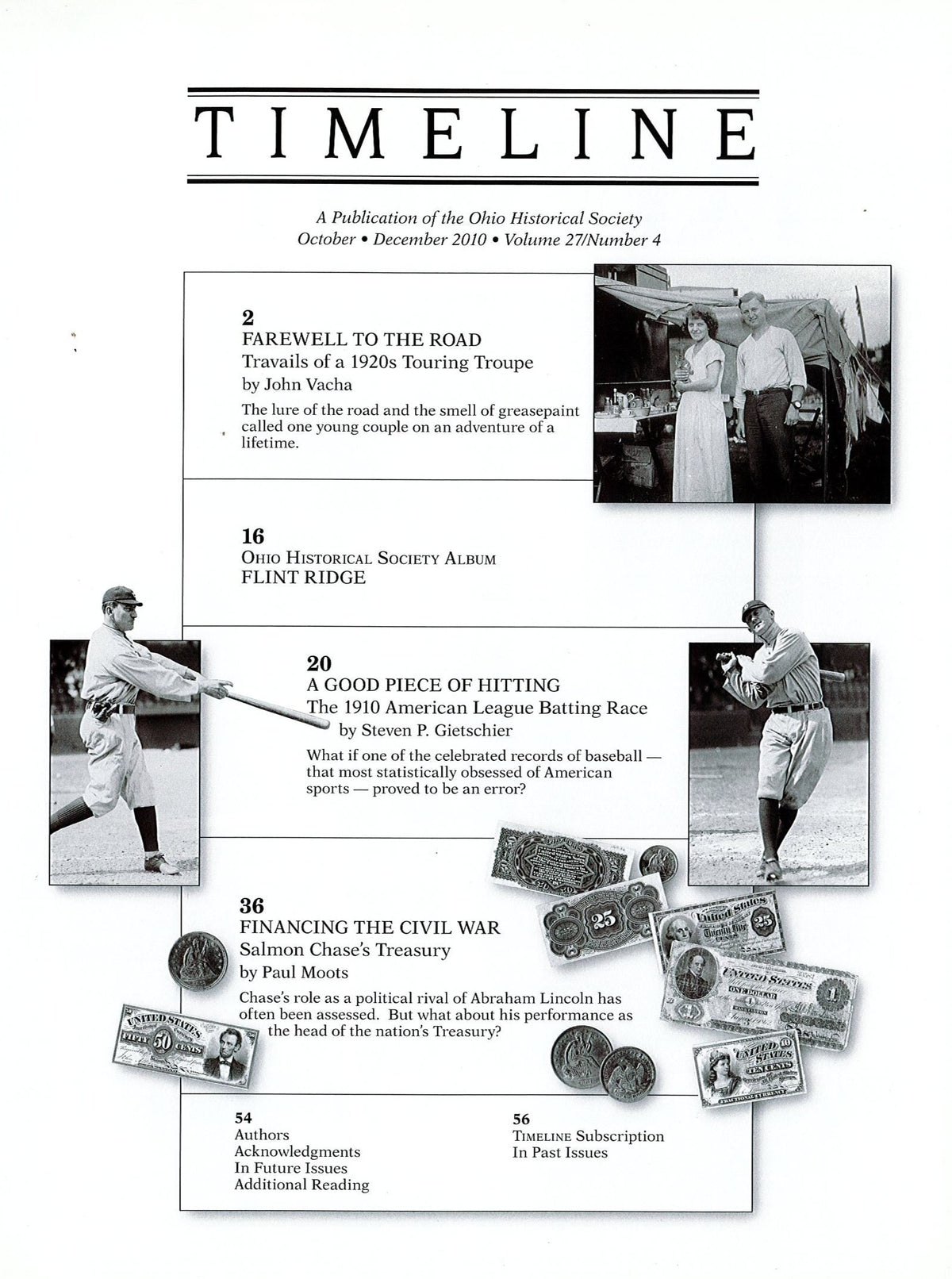 2010 Oct/Dec Timeline Magazine | Ohio History Store