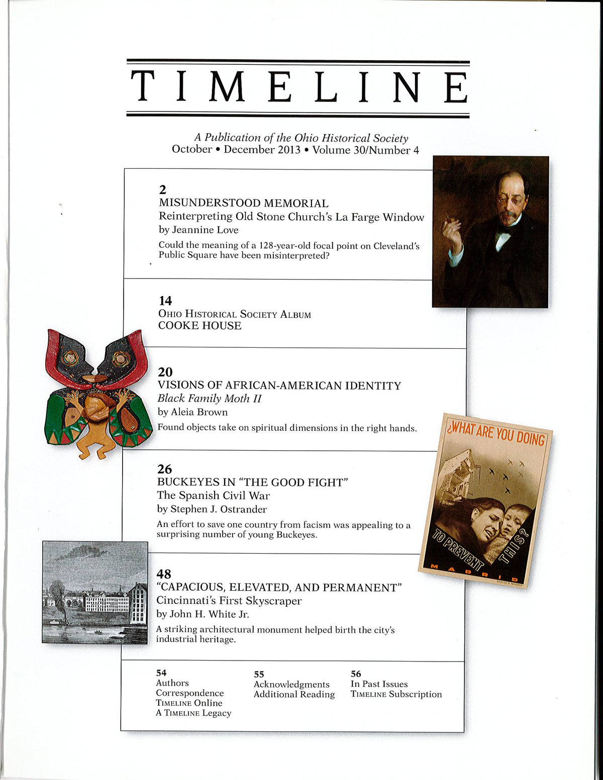2013 Oct/Dec Timeline Magazine | Ohio History Store