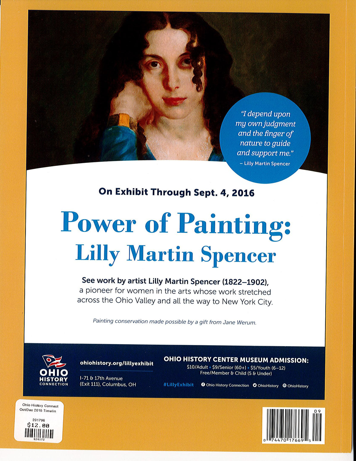 2015 Oct/Dec Timeline Magazine | Ohio History Store