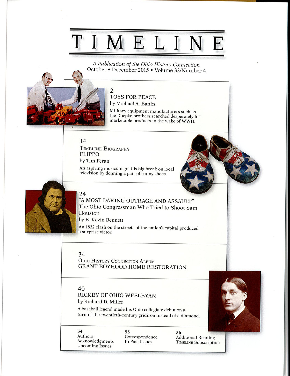 2015 Oct/Dec Timeline Magazine | Ohio History Store