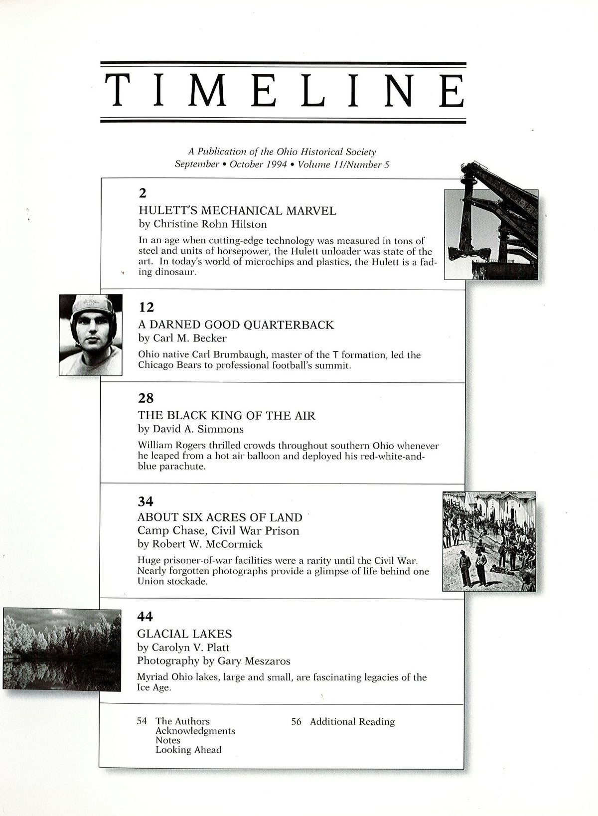 1994 Sept/Oct Timeline Magazine | Ohio History Store