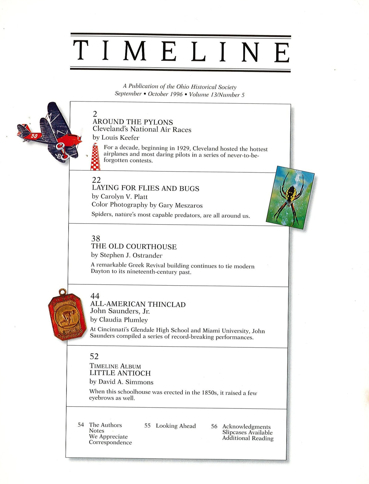 1996 Sept/Oct Timeline Magazine | Ohio History Store