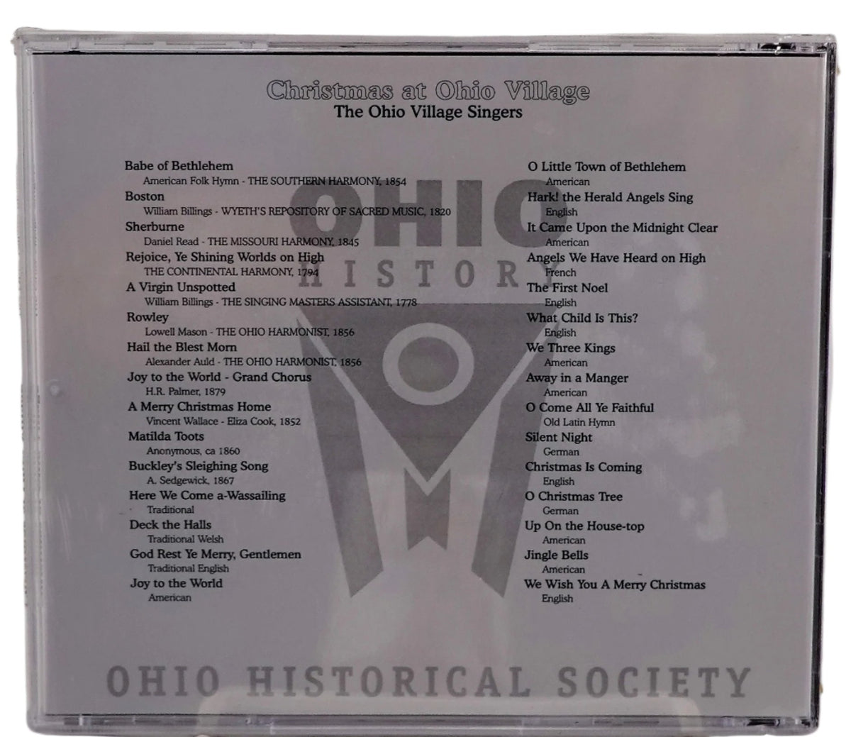 Christmas at Ohio Village CD | Ohio History Store